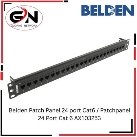 Jual Belden Patch Panel Port Cat Patchpanel Port Cat AX Jakarta Pusat