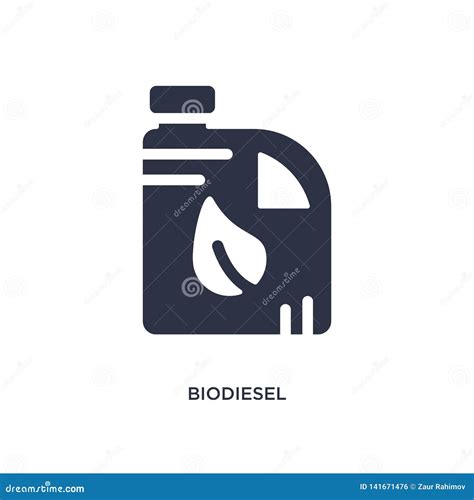 Biodiesel Icon On White Background Simple Element Illustration From Ecology Concept Stock