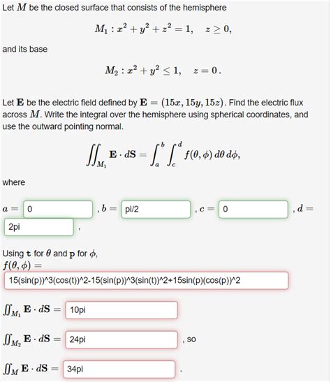 Solved Let M Be The Closed Surface That Consists Of The Chegg