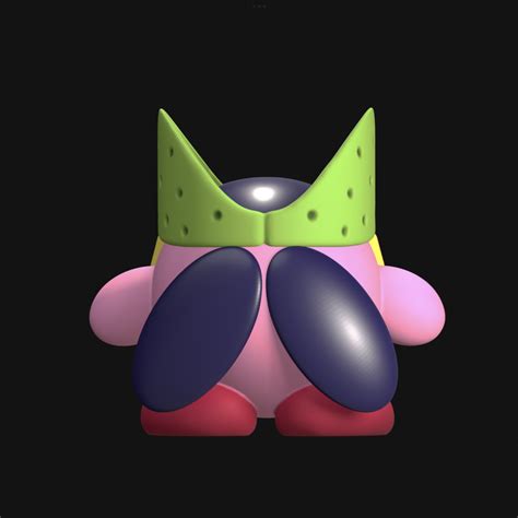 Fichier 3d Gratuit Kirby Cell Dragon Ball 🐉・design Pour Imprimante 3d