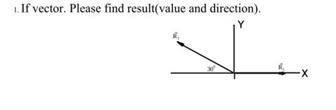 Solved If Vector Please Find Result Value And Chegg