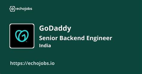 Godaddy Is Hiring Senior Backend Engineer India Java Python Go Microservices Aws Rechojobs