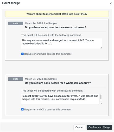 how to merge zendesk tickets swifteq