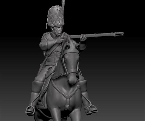 Stl File Napoleon Granadier Soldier・3d Print Object To Download・cults
