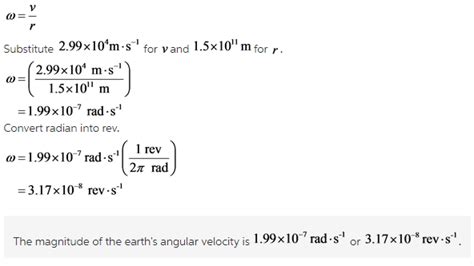 The Radius Of The Earths Very Nearly Circular Orbit Around The Sun Is