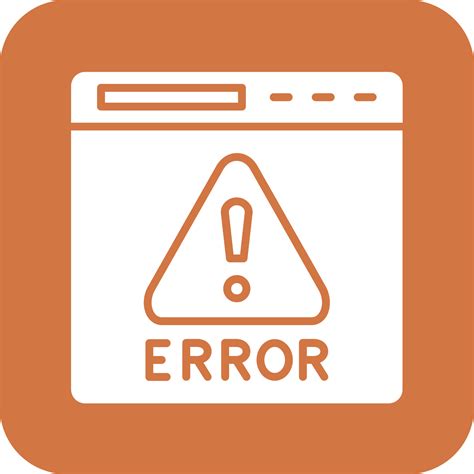Error Icono Vetor Estilo Vector En Vecteezy