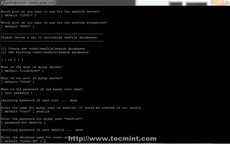 Installing Seafile Secure Cloud Storage With MySQL Database In RHEL CentOS SL X X