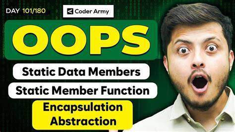 understanding static data members and functions in object oriented