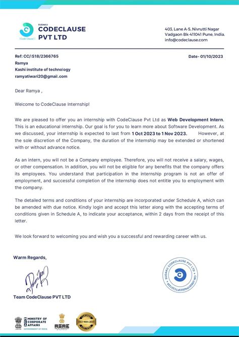 ramya tiwari on linkedin intern webdeveloper codeclause webdevelopment virtualinternship…