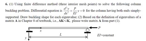 6 1 Using Finite Difference Method Three Interior