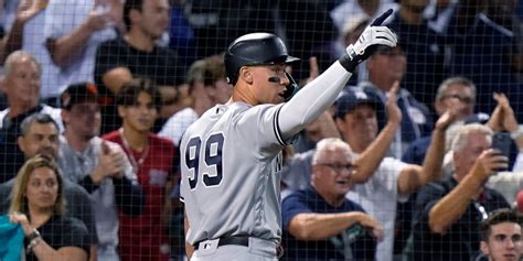 Aaron Judge Enters Triple Crown Conversation With 2 Homer Game Vs Red Sox Fox News
