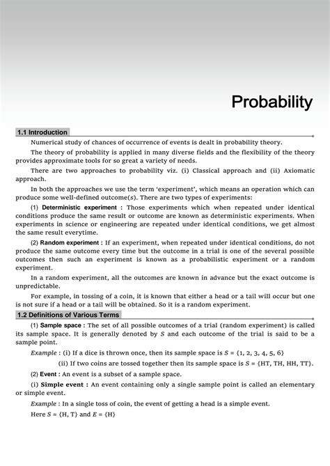 SOLUTION Probability Theory Note Studypool