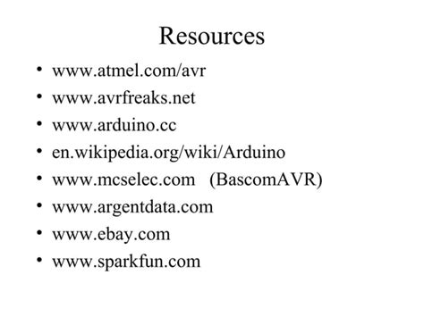 Arduino Ppt Ppt Computer Peripherals Computing