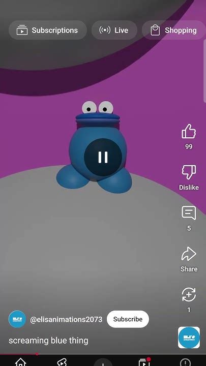 Screaming Blue Thing Youtube