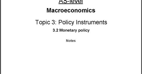 Eduqas Economics As Macroeconomics Pmt Education