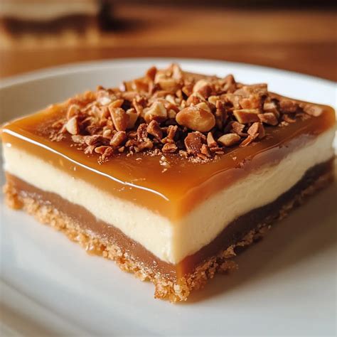 Irresistible No Bake Caramel Dessert Squares Ultimate Creamy Treat