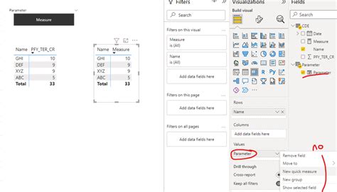 solved field parameters and conditional formatting or in