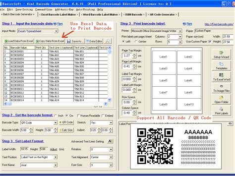 Barcode For Inventory Use Excel Data To Print Barcode Labels For Inventory Management