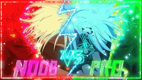 NOOBVS PRO Gojo Itadori EDIT K FEEL LIKE GOD YouTube