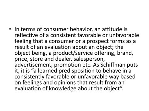 Multi Attribute Attitude Model Pptx