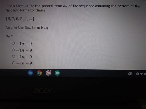 answered find a formula for the general term an… bartleby