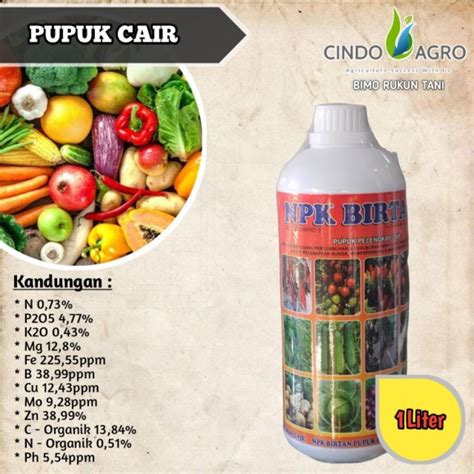 Jual Npk Birtan 1liter Shopee Indonesia