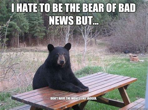 Ill Have The Salmon Bear Of Bad News Quickmeme