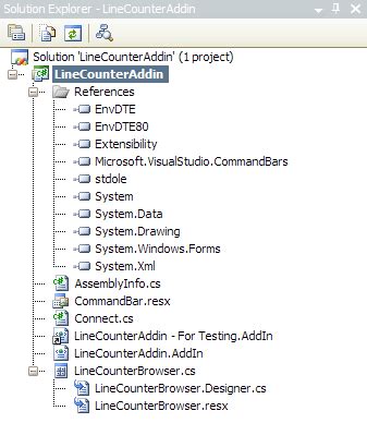 Line Counter Writing A Visual Studio Add In CodeProject