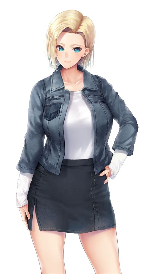 Android 18 Dragon Ball Z Anime Girl Dress Manga Girl Thicc Anime