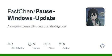 Github Fastchenpause Windows Update A Custom Pause Windows Update
