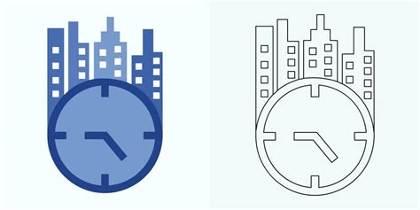 Clock Icon In Flat Style Timer On Color Background Vector Design Element 34457595 Vector Art