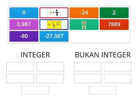 Bab 1 Nombor Nisbah Integer Group Sort