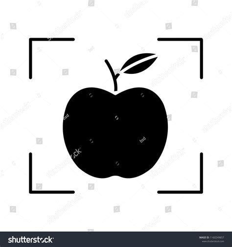 Object Detection App Glyph Icon Deep Stock Vector Royalty Free Shutterstock