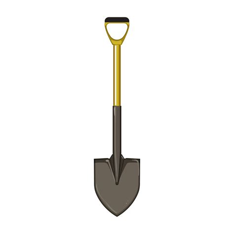Equipment Shovel Tool Cartoon Vector Illustration 17407684 Vector Art