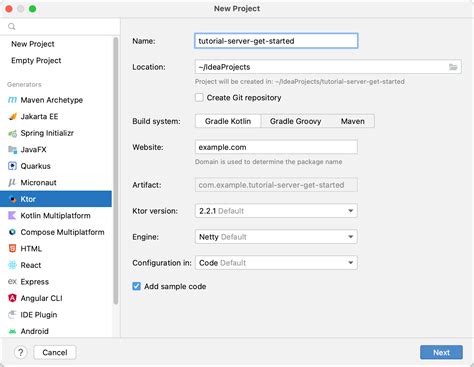 Ktor IntelliJ IDEA Documentation