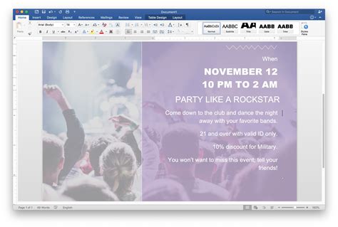 How To Make A Flyer With Microsoft Word