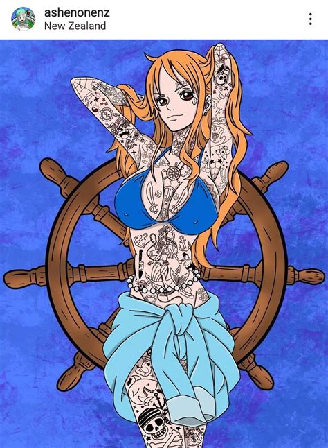 Nami Covered In Pirate Tattoos Nudes Funpiece NUDE PICS ORG