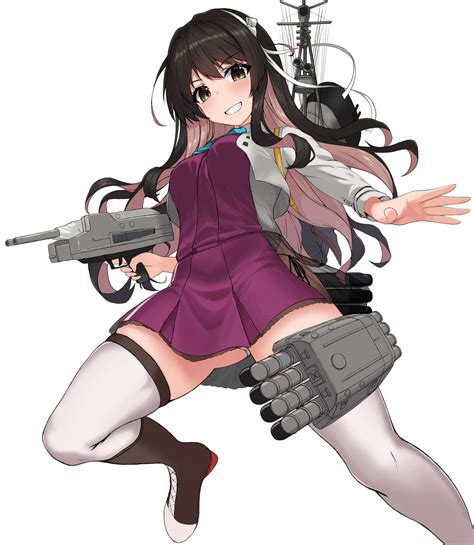 Naganami And Naganami Kai Ni Kantai Collection Drawn By Kinakomochi Testament Danbooru