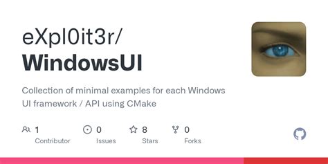 Github Expl0it3r Windowsui Collection Of Minimal Examples For Each