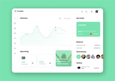 Dashboard UI UX Payment App On Behance