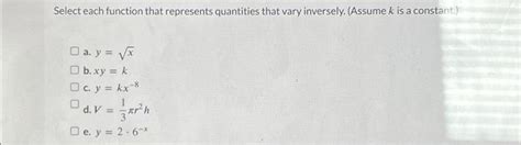 Solved Help Select Each Function That Represents
