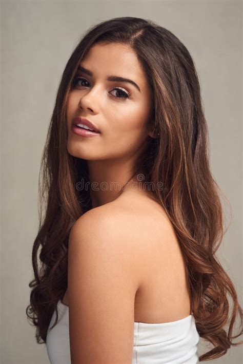 Beauty Woman And Haircare Portrait With Confidence For Color Treatment