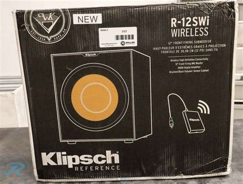 Klipsch R--12SWi 12" Front-Firing Subwoofer W/ Wireless Connectivity ...