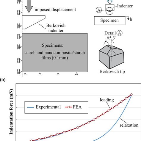 schematic procedure of a the finite element model of the