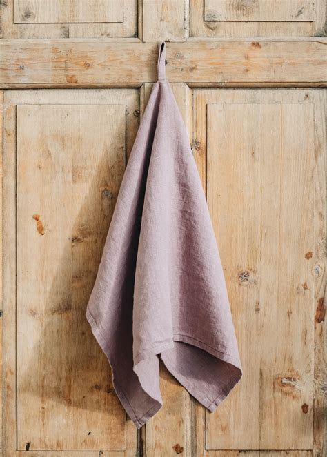 Burford Ashes Of Roses Linen Kitchen Towel Burford Garden Co