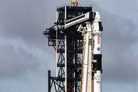 Live coverage: SpaceX to launch Falcon 9 rocket on astronaut mission to the International Space ...