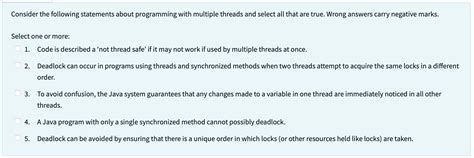 Solved Consider The Following Statements About Programming Chegg
