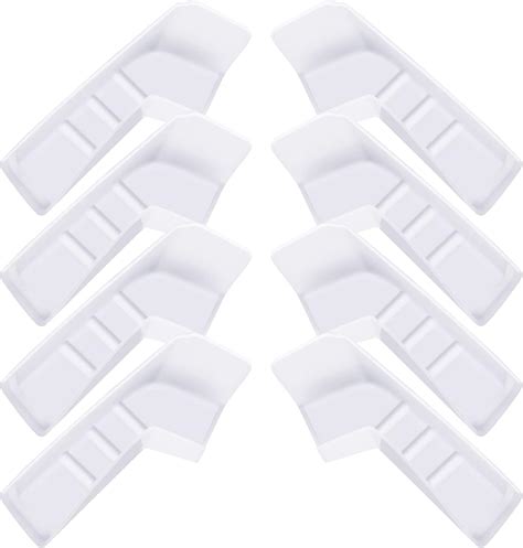 8 Pcs Rv Rain Gutter Spouts Left And Right Rv Gutter Spouts