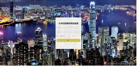 计算机毕业设计ssm大学校园兼职网站【附源码数据库】 大学网站结构图片 csdn博客
