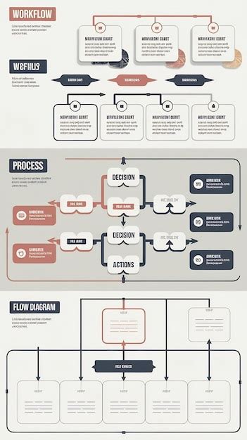 Infographic Template With Options Workflow Process Chart Premium Ai Generated Image